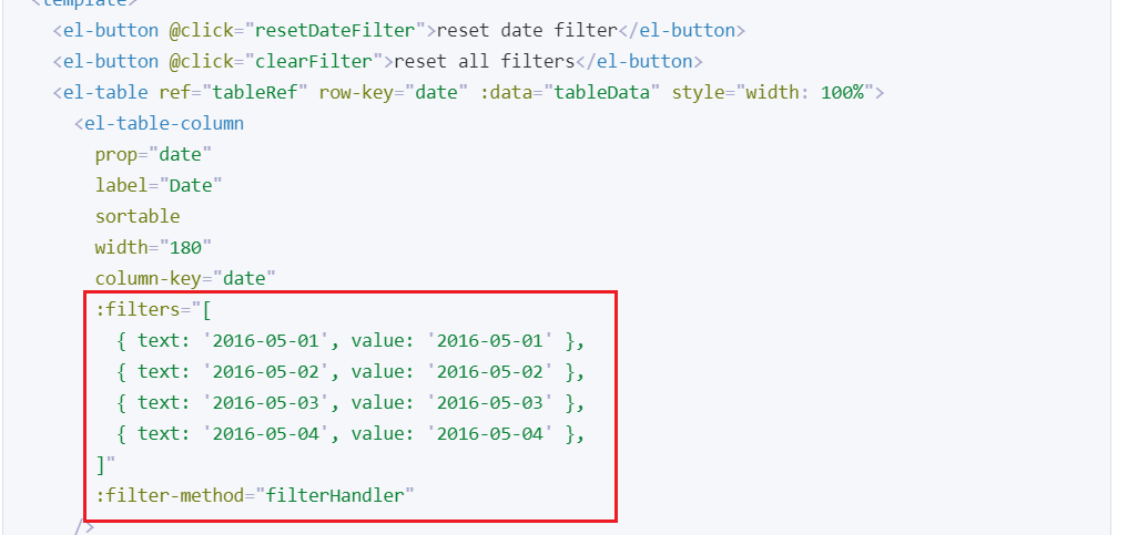 基于Element-ui 实现具有筛选、排序和分页功能的表格_elementplus table 筛选-CSDN博客