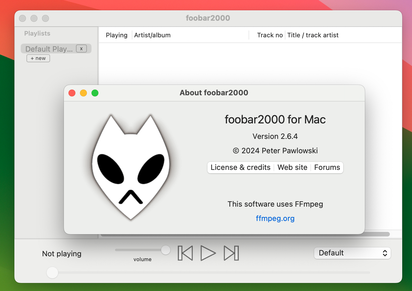 foobar2000 for Mac v2.6.4 多功能音频播放器-CSDN博客