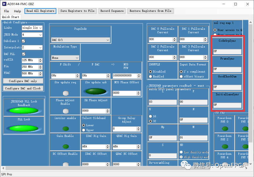 支持jesd204b协议高速DAC芯片AD9144-FMC-EBZ配置笔记_如何利用jesd204b输出6.5m正弦波-CSDN博客