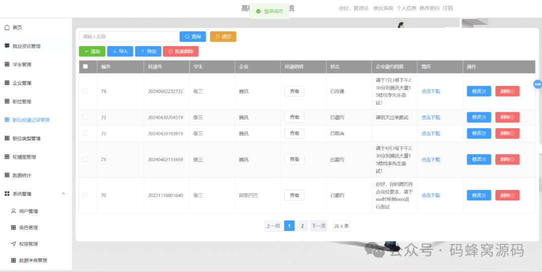 【开题报告论文源码】基于springbootvue的高校就业管理系统的设计与实现基于vue的招生就业管理系统的设计与实现开题报告 Csdn博客