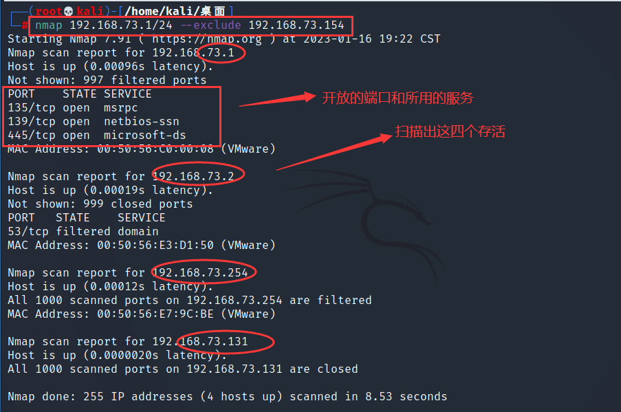 nmap的一些操作指令_nmap扫描存活主机命令-CSDN博客