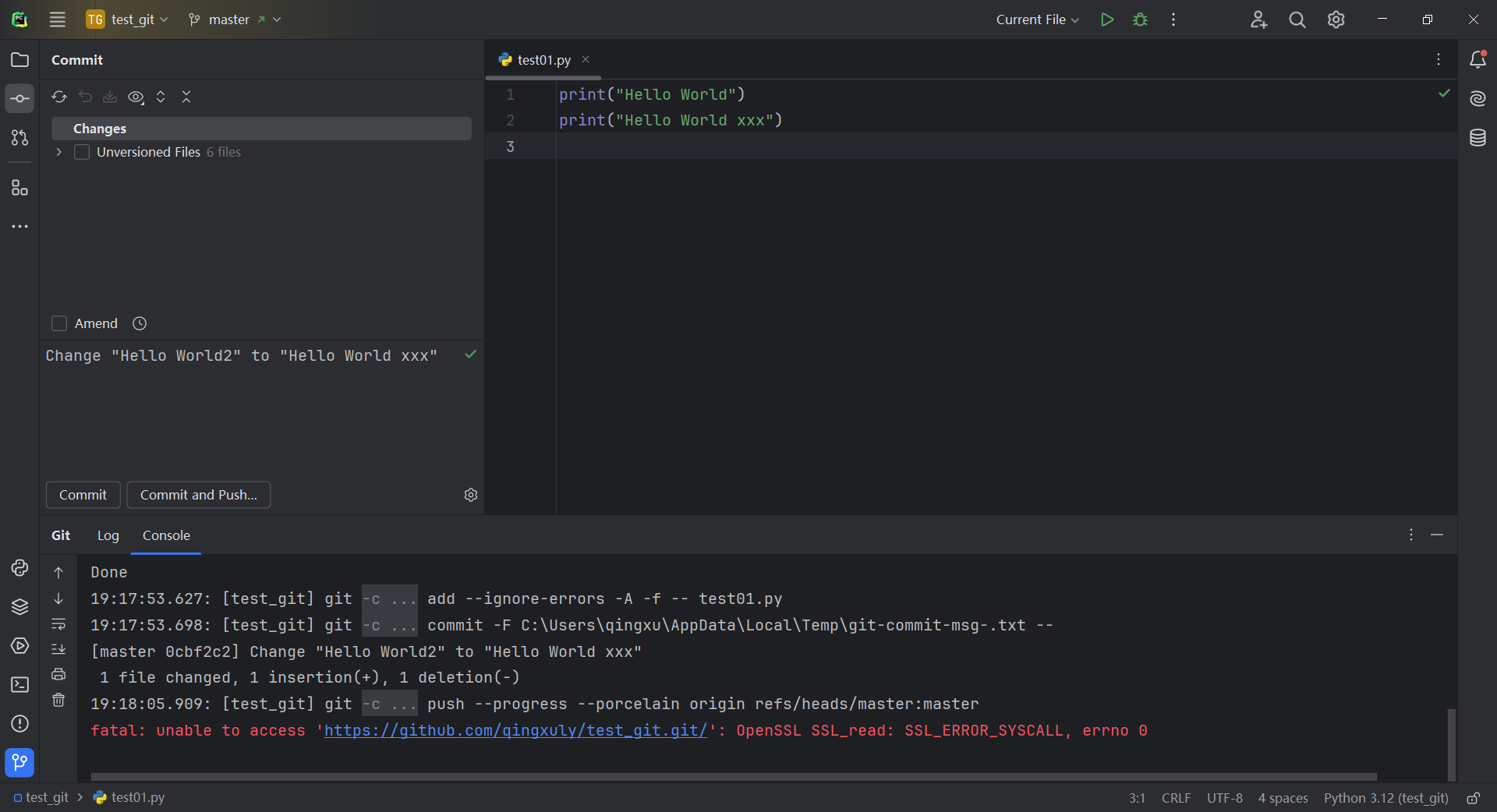 Pycharm+Git 配置 Github与Gitee的项目管理_pycharm gitee-CSDN博客