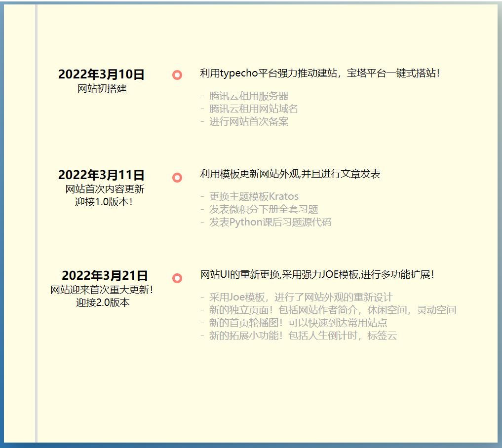 Htmlcss实现——时间轴日志css实现移动端时间轴 Csdn博客 