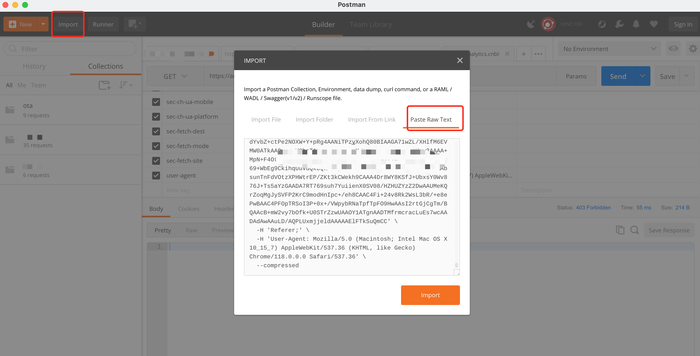Copy网页中F12里的请求url到postman，并且把所有参数都带过来-CSDN博客