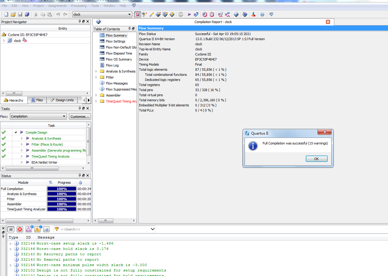 电子表设计VHDL代码Quartus仿真_quartus仿真 vhdl-CSDN博客