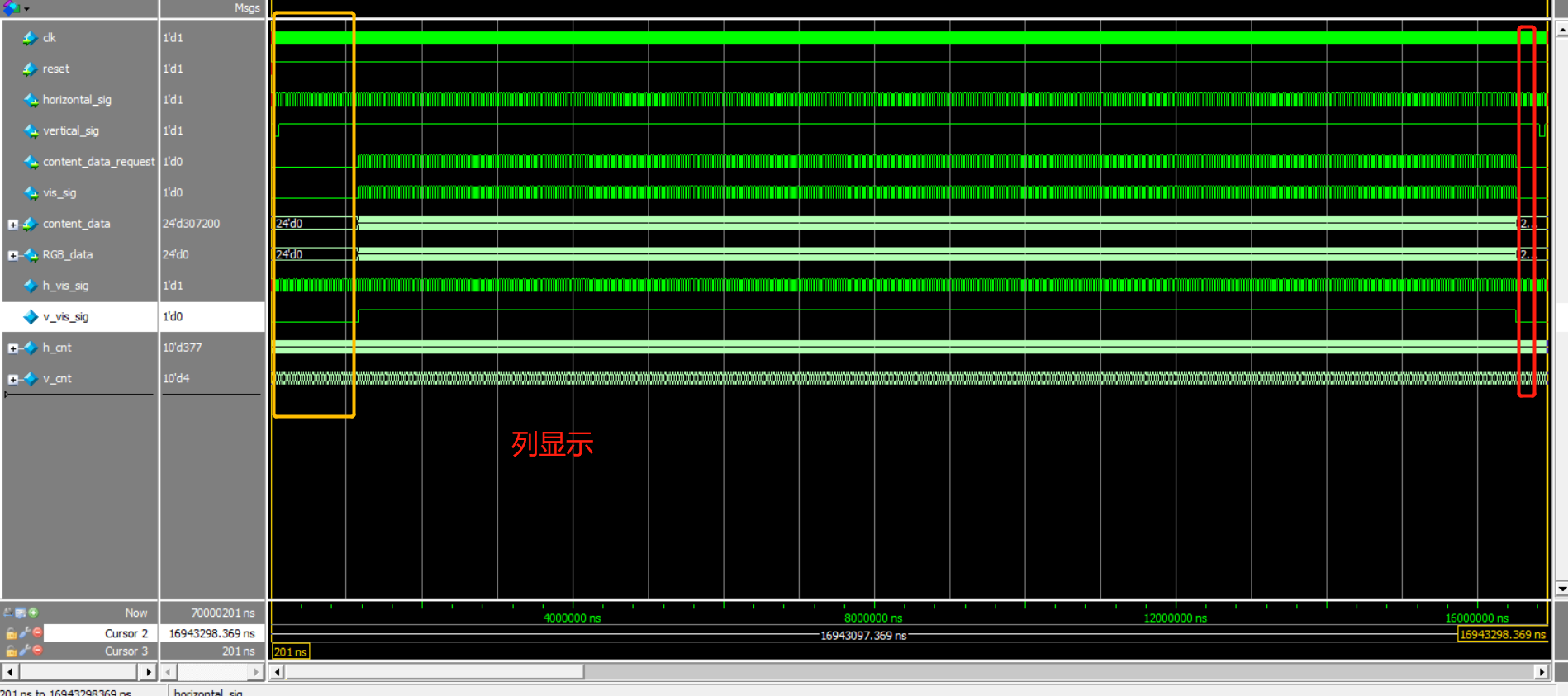 VGA设计（原理说明。Verilog代码实现，仿真结果）_verilog实现光纤信号传输代码-CSDN博客