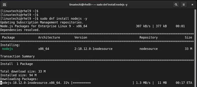 如何在RHEL9系统中安装Node.js?_redhat9 离线安装nodejs16-CSDN博客