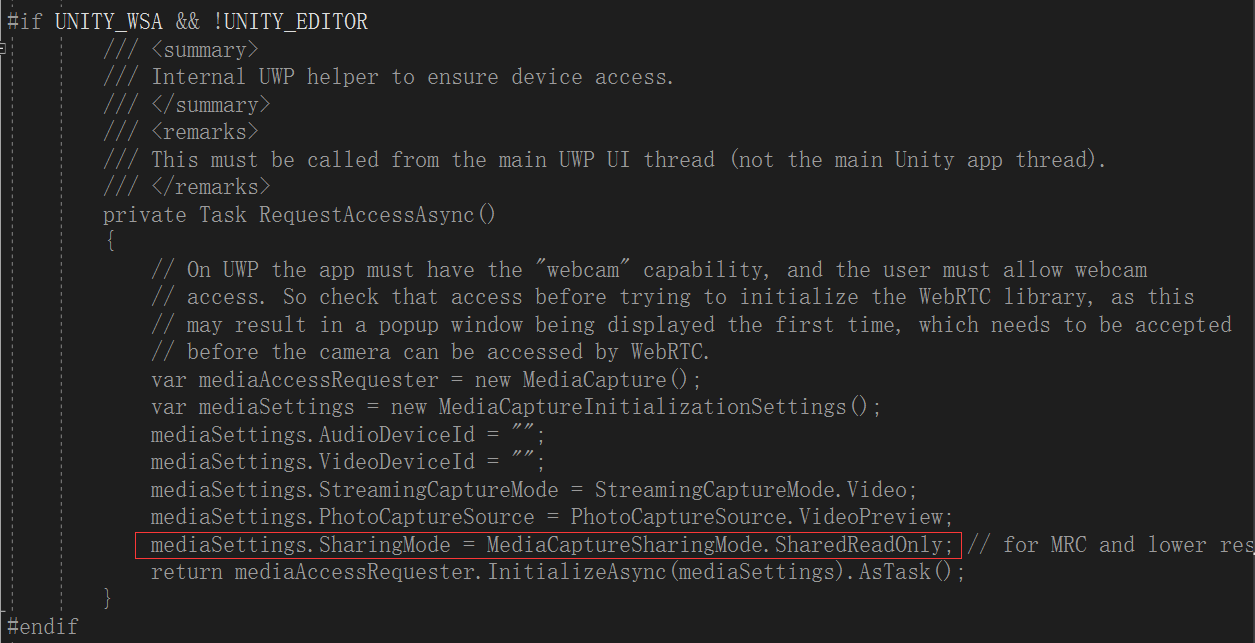 HoloLens2开发笔记-使用UWP原生MediaCapture解决图像捕获与WebRTC视频流冲突问题_mixedreality-webrtc-CSDN博客