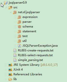 JSqlParser系列之二代码结构（原）_jsqlparser visitor-CSDN博客