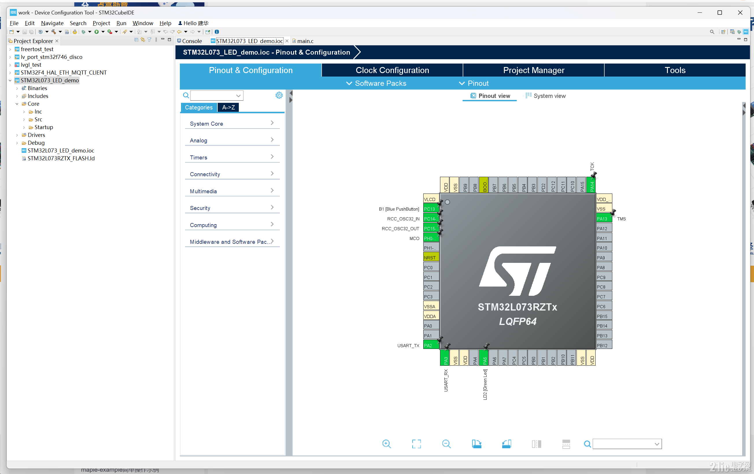 [STM32L0]从零开始开始NOCLEO—L073之呼吸灯之旅_stm32l073-CSDN博客