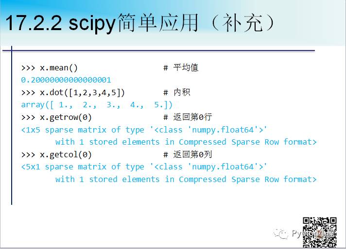 Python稀疏矩阵运算库scipy.sparse用法精要-CSDN博客