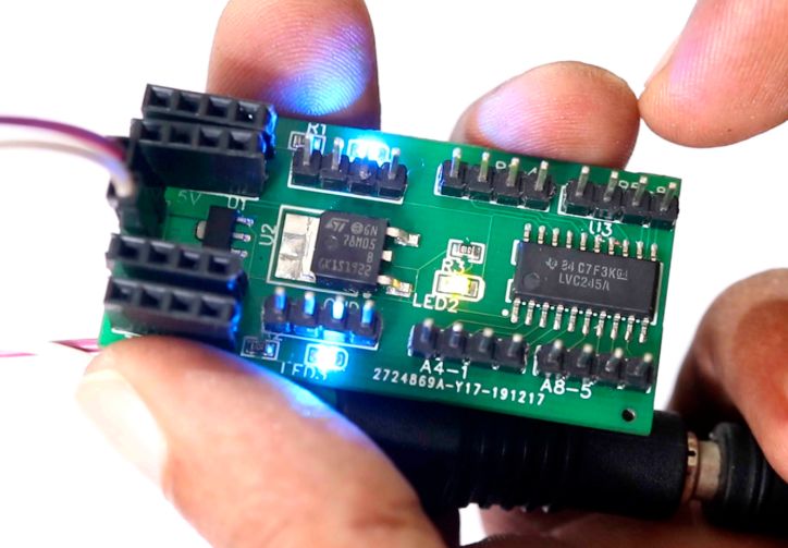 20k超声波电路原理图讲解_基于74LVC245的5V转3.3V逻辑电平转换器电路设计 ，可用于连接Arduino和树莓派的传感器供电...-CSDN博客