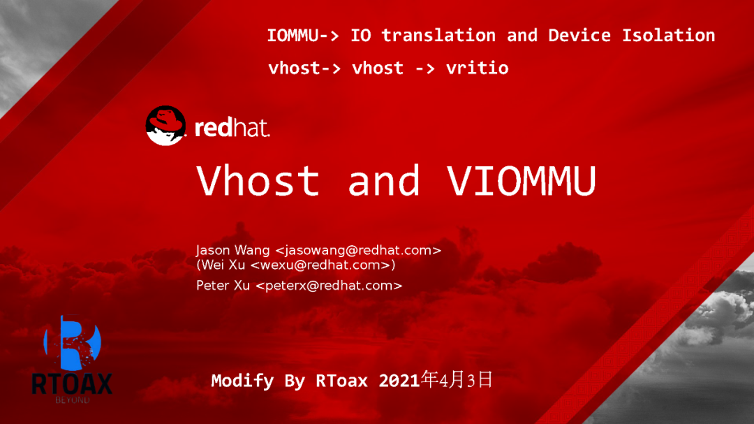 Vhost and VIOMMU_svomtu-CSDN博客