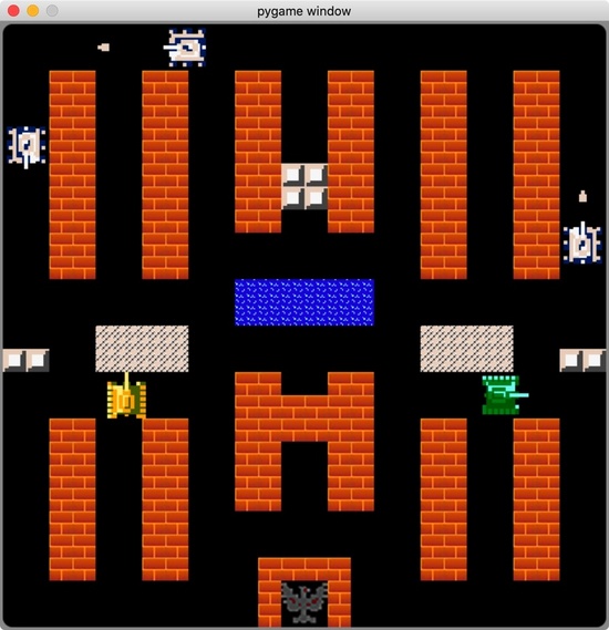 Python3 + pygame实现的90坦克大战代码完整有演示效果_经典坦90克大战代码-CSDN博客