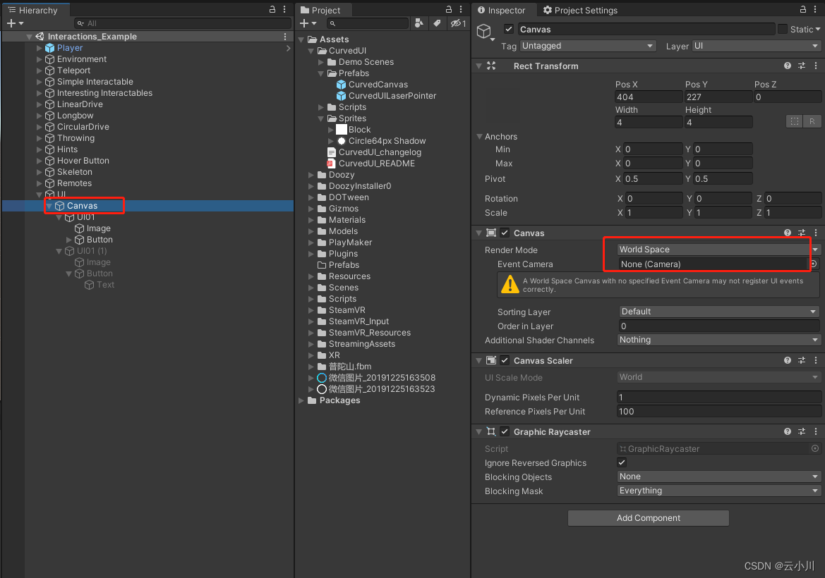 Unity Steamvr 2x Ugui射线交互 物品射线点击物品抓起(超级简单) Csdn博客