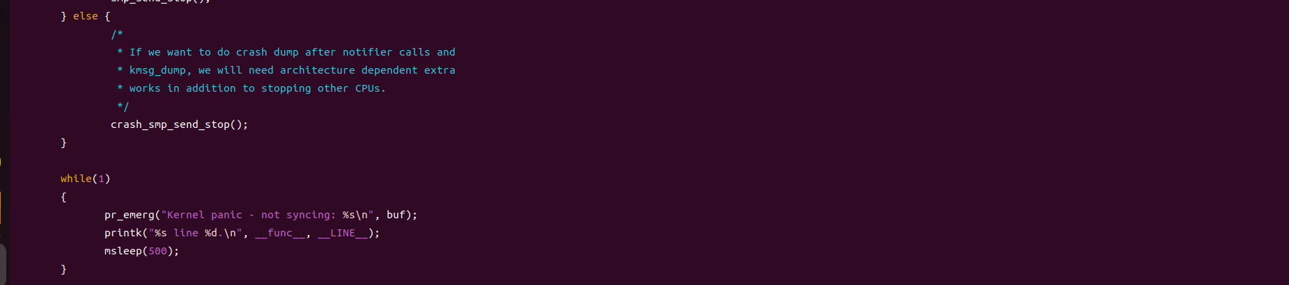 Linux内核panic核心执行逻辑_reboot after panic-CSDN博客