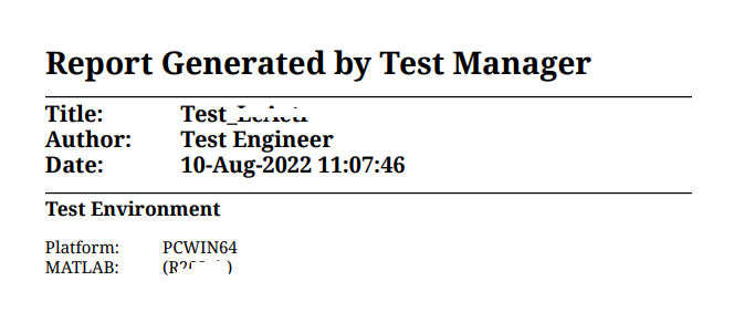 Simulink Test自动化（三）-创建TestReport和CoverageReport_simulink test manager ...