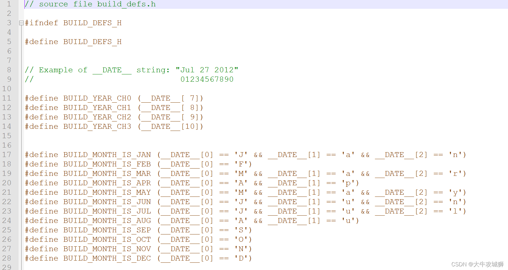 C/C++软件版本号设置和获取，加入编译时间_c语言获取程序版本号-CSDN博客
