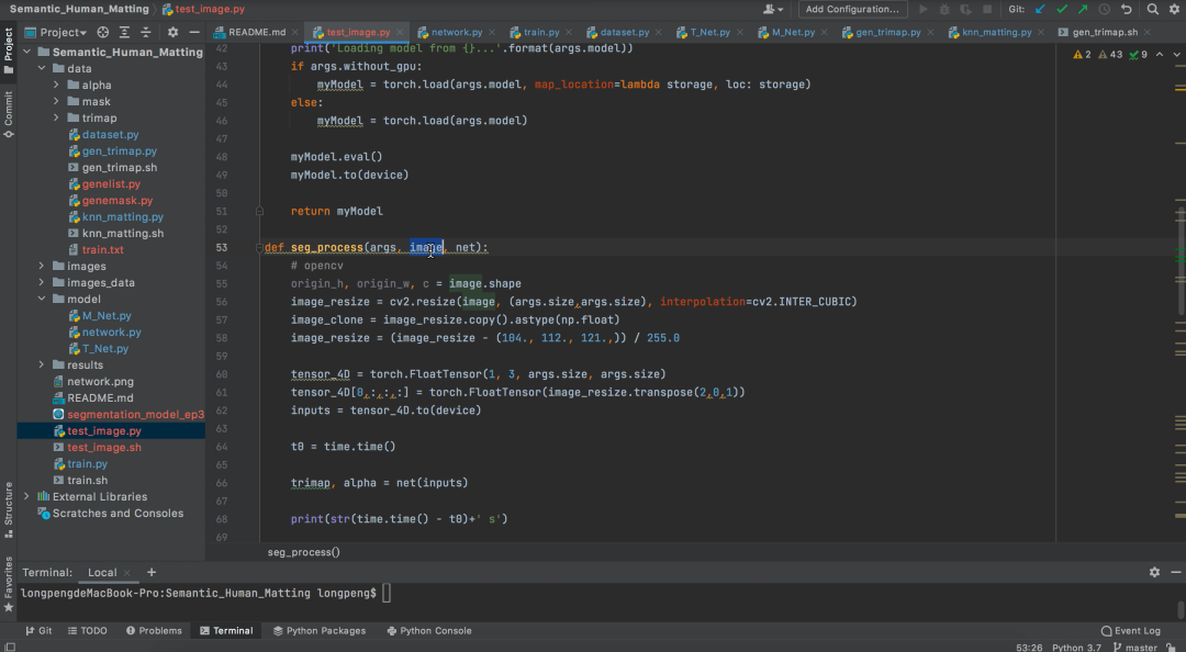 【项目实战课】基于Pytorch的Semantic_Human_Matting（人像软分割）实战_言有三的博客-CSDN博客
