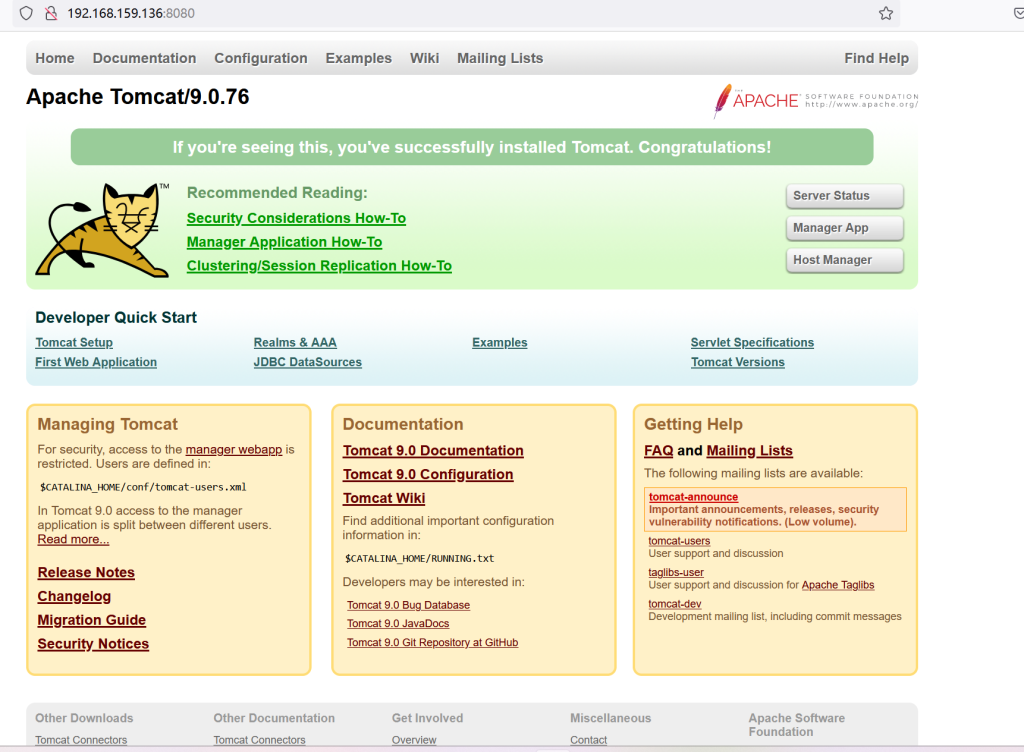 安装配置Tomcat（CentOS7）_centos7 安装tomcat-CSDN博客