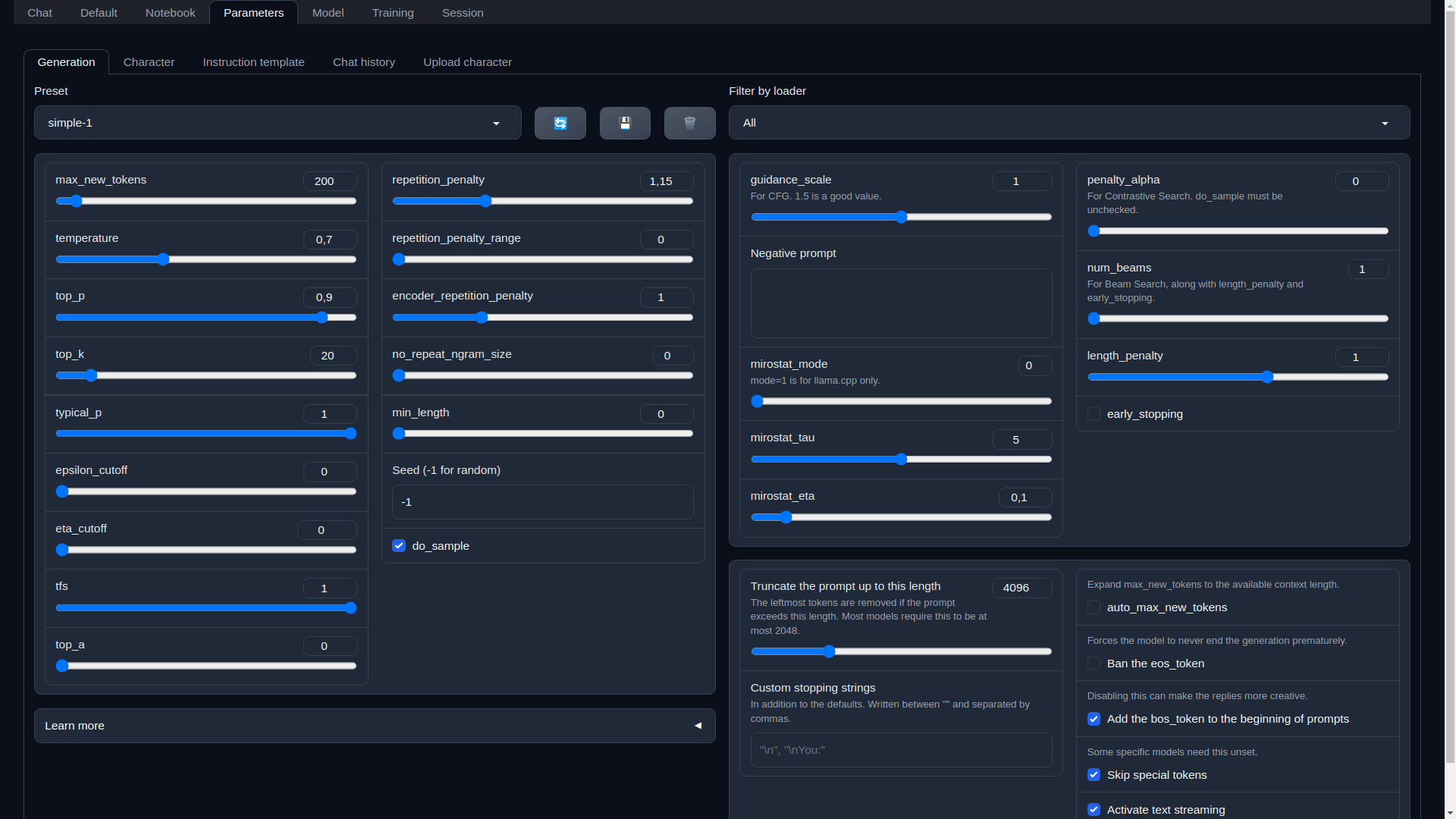 LLMs：Text generation web UI/text-generation-webui(一款帮助LLMs实现本地化部署和微调的GUI界面式工具，非CLI式)的简介、安装、使用方法之 ...