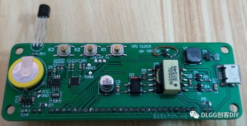 【DIY】玩转VFD荧光屏，自制VFD时钟全资料（原理图+源码+PCB）-CSDN博客