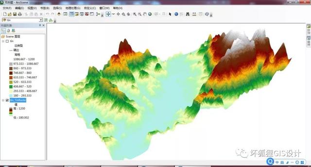 arcgis vue 点位无法显示_ArcGIS地形分析（三）三维景观及飞行模拟-CSDN博客