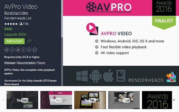 linux 视频 插件,avpro video 插件-Avpro Video(Unity视频播放插件)下载 v1.039官方免费版--pc6 ...