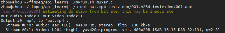 ffmpeg h264和aac封装为mp4文件_ffmpeg aac转mp4命令-CSDN博客