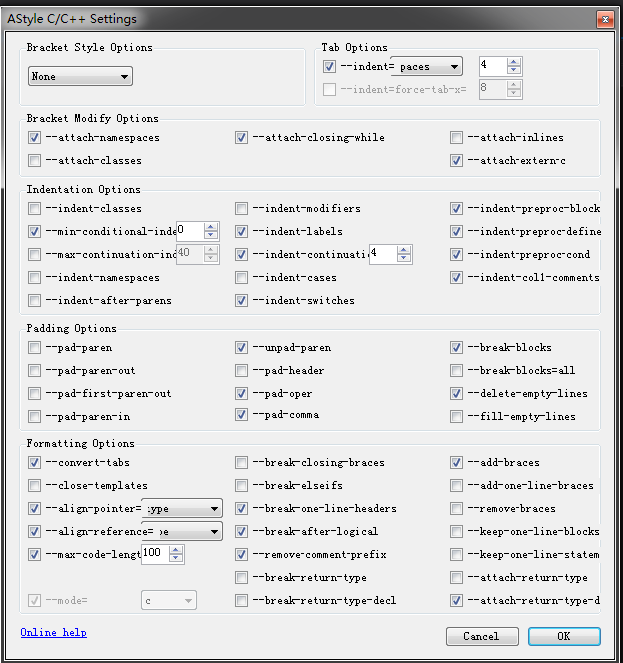 Astyle格式化C++代码-CSDN博客