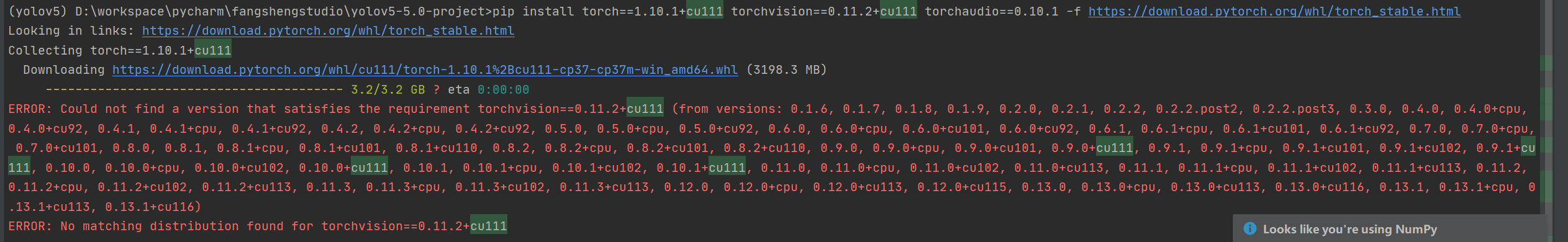 yolov5 算法环境（GPU CPU）搭建与使用（windows环境）_yolo gpu安装-CSDN博客