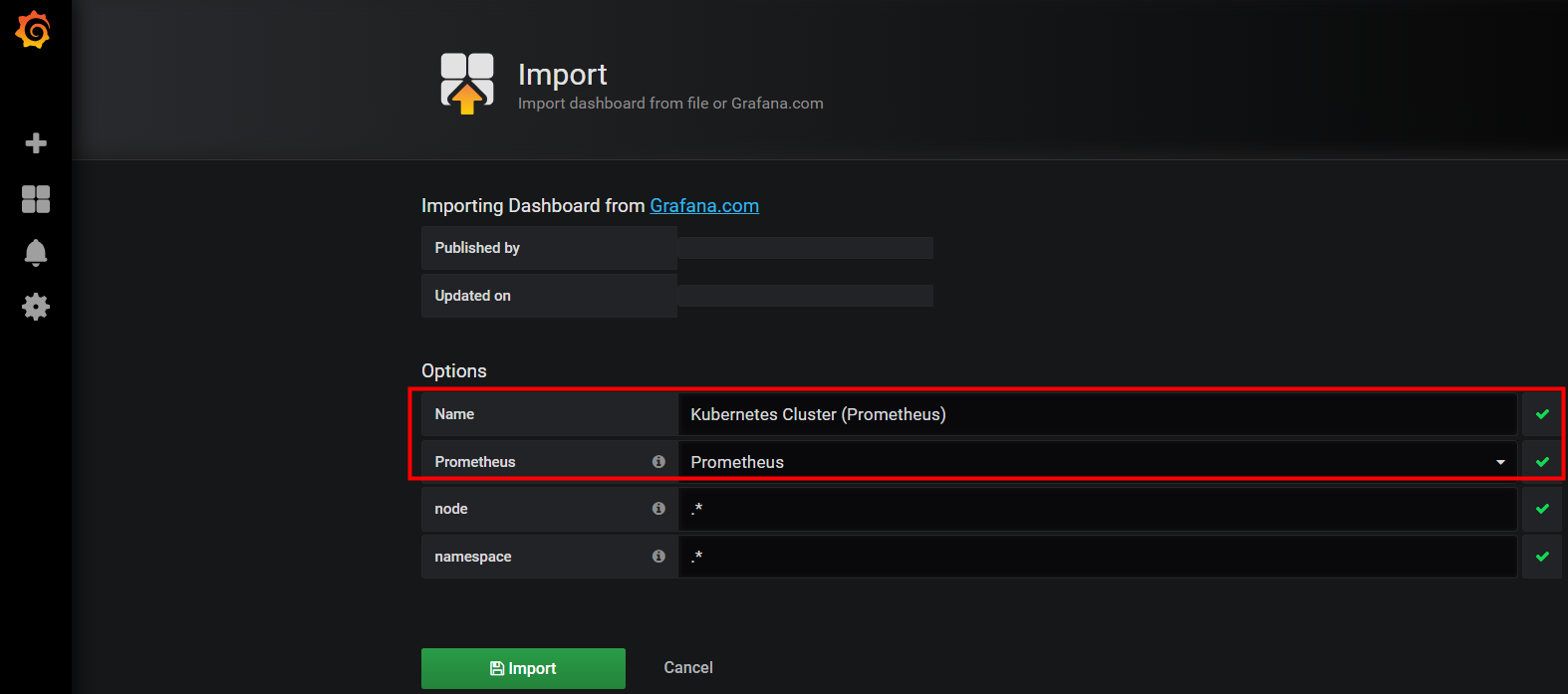 【prometheus】k8s集群部署Grafana安装和配置|Prometheus监控K8S_grafana配置prometheus数据源-CSDN博客