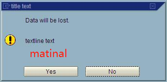 ABAP POPUP_TO_CONFIRM 弹出框总结-CSDN博客