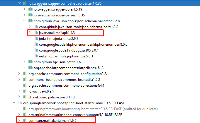解决Springboot邮箱报java.lang.NoSuchMethodError: com.sun.mail.util.TraceInputStream错误的问题_java.lang ...
