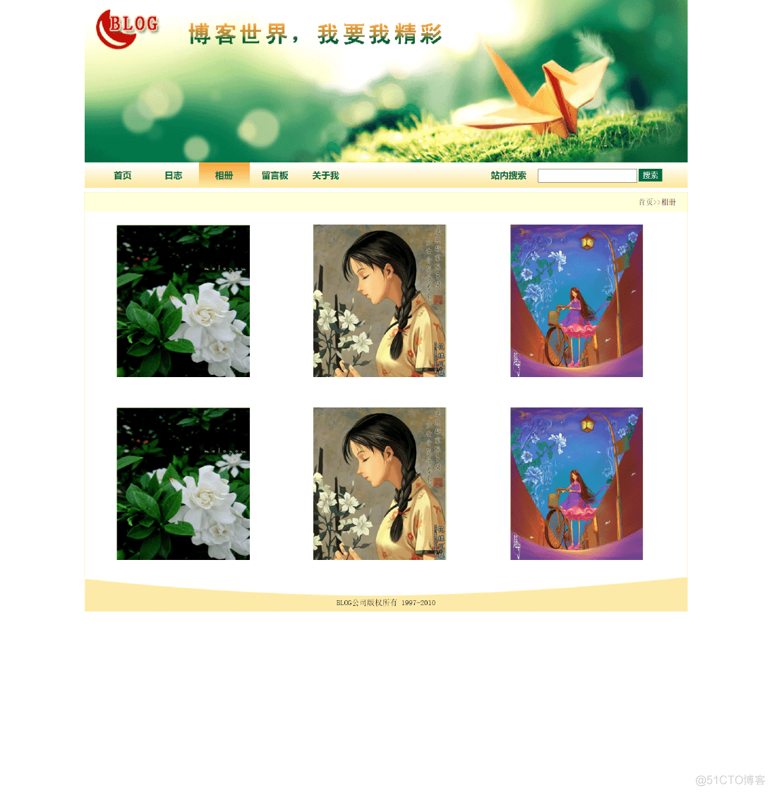 Html5网页设计制作基础大二dreamweaver作业、使用htmlcss技术制作博客网站(5个页面) Csdn博客