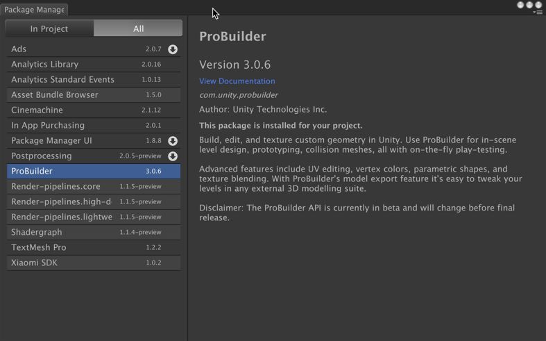 ProBuilder快速关卡建模实践_unity3d 白模怎么建-CSDN博客