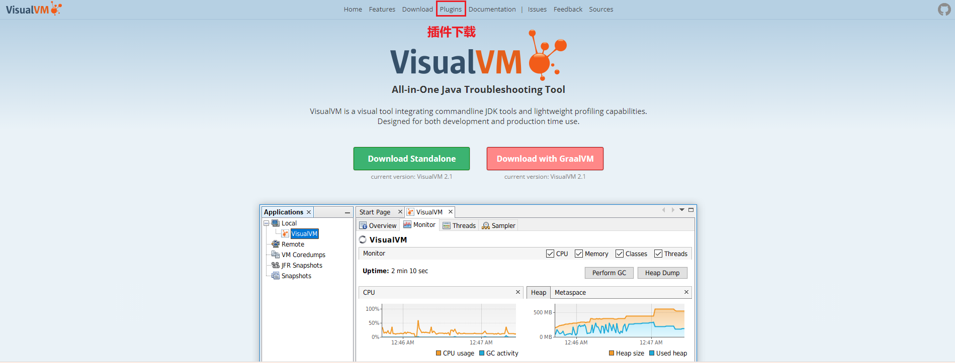 VisualVM download and installation - Programmer Sought