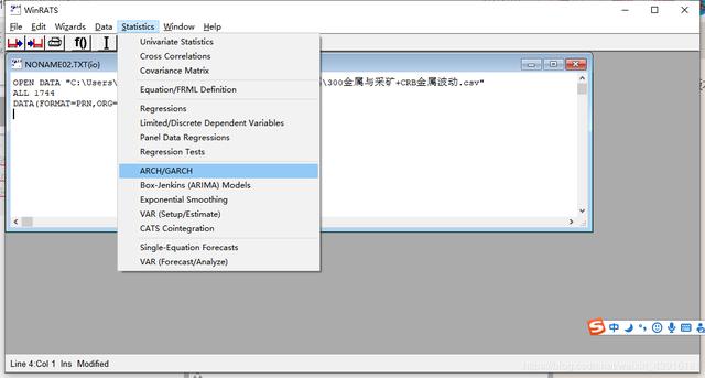 vecm模型怎么写系数_BEKK模型的介绍与winrats操作-CSDN博客