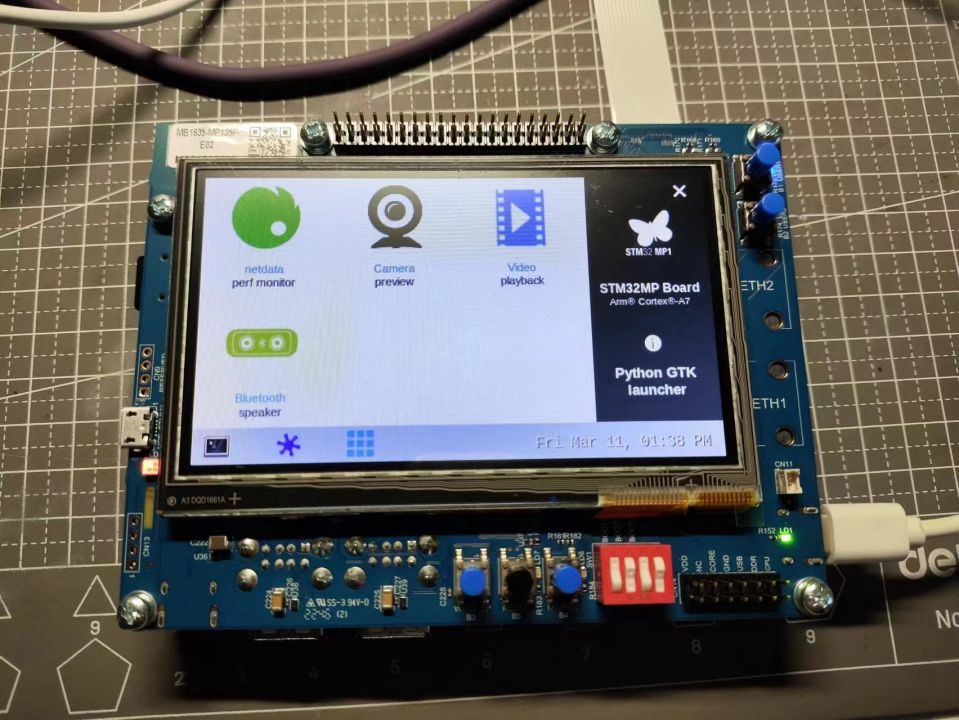 [STM32MP1]【STM32MP135F-DK测评】上电体验demo_stm32mp135f-dk buildroot nandflash ...