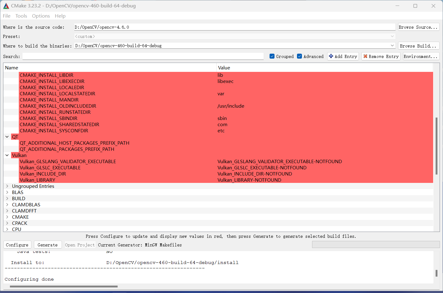 opencv4.6 - qt6 - mingw - cmake 配置_opencv 4.6 对应的 mingw版本是多少-CSDN博客