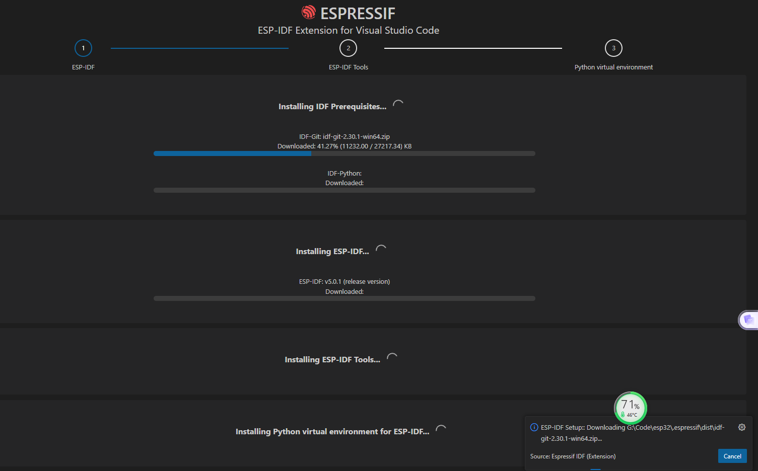 VScode+ESP32-IDF的使用_mac vscode配置esp32idf-CSDN博客