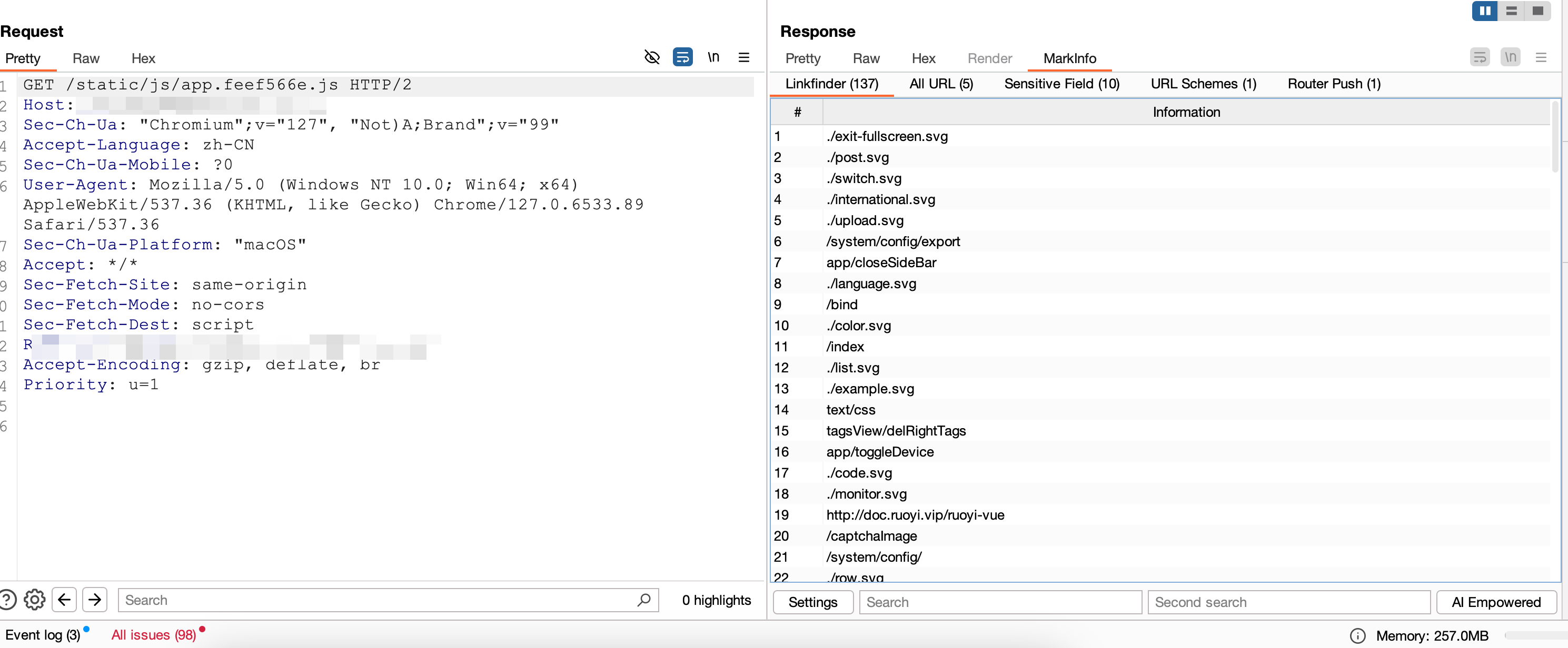 BurpSuit插件HaE - 信息高亮与提取者_burp hae-CSDN博客