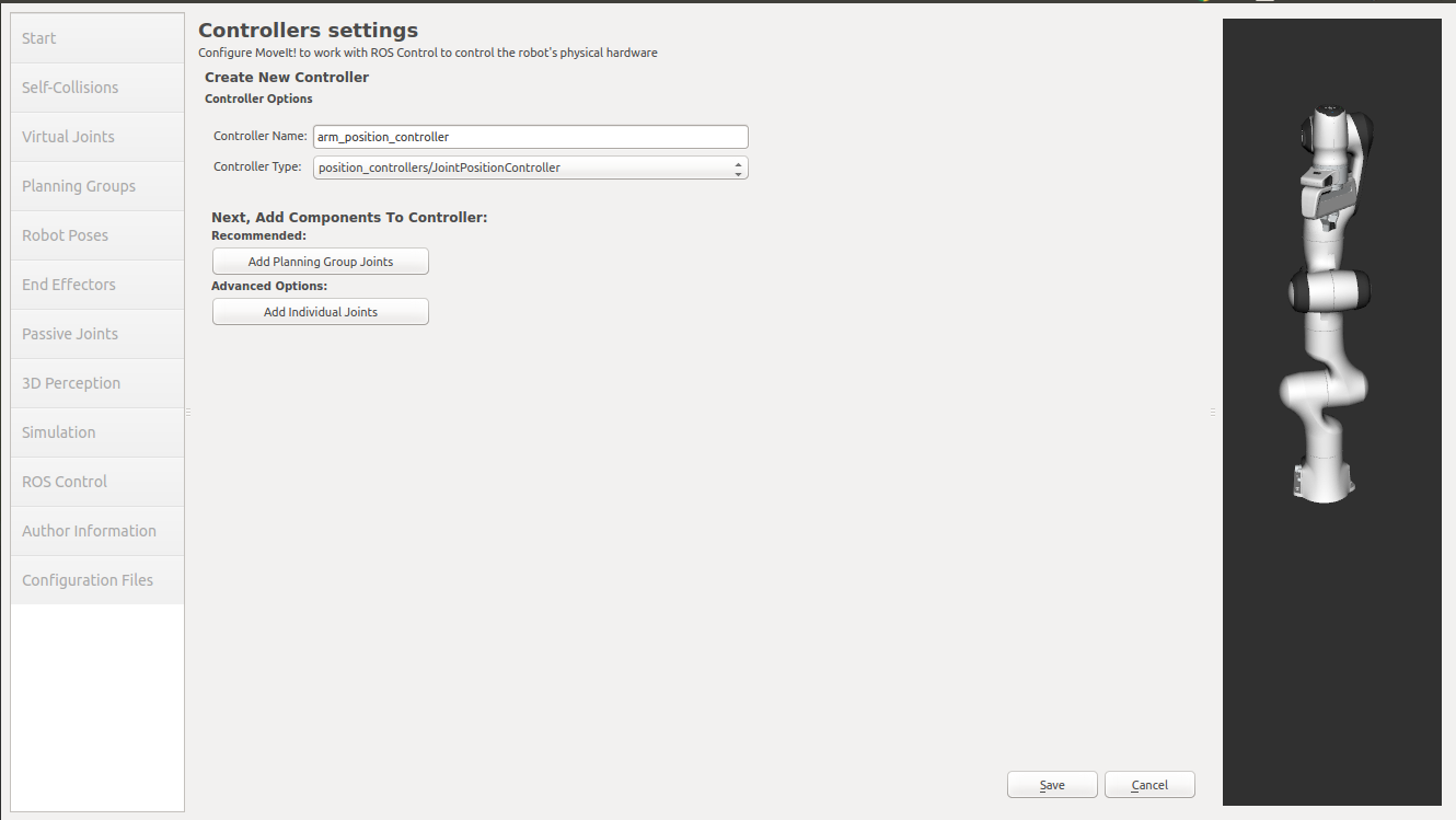 MoveIt! 学习笔记12 - MoveIt! Setup Assistant 配置方法_ros moveit 添加home点-CSDN博客