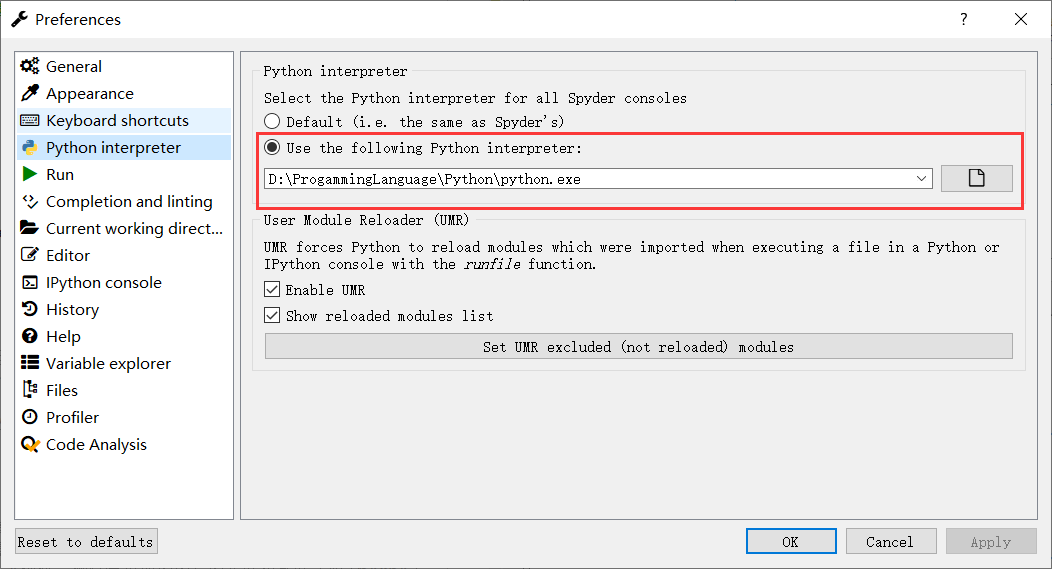 更改spyder的python指定版本spyder更换python版本 Csdn博客