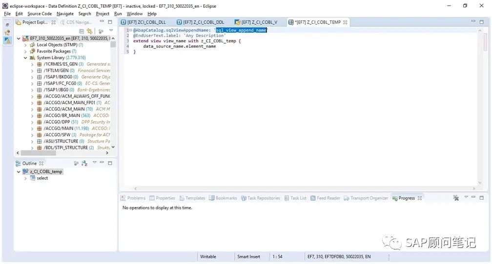 ABAP Eclipse解决OXK3财务定制新增字段导致BSEG表Dump_sap oxk3-CSDN博客