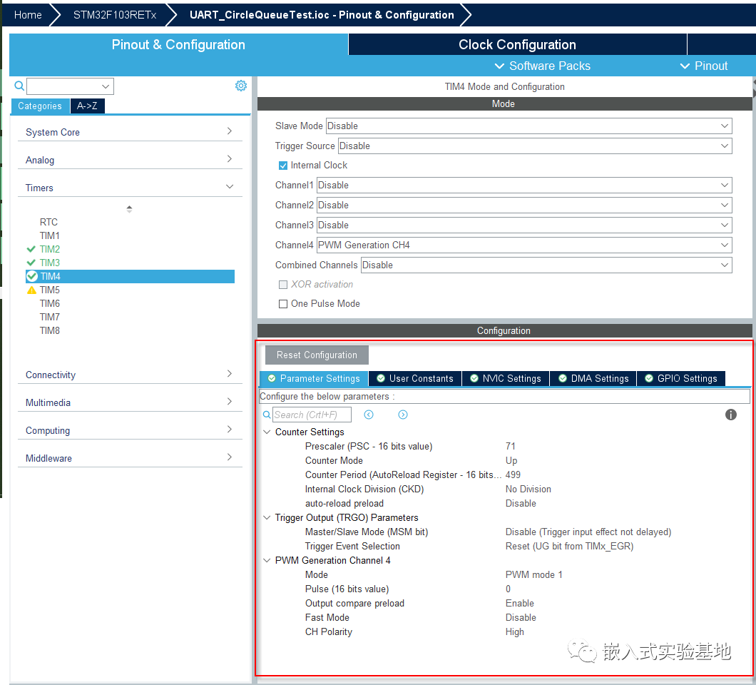Cubemx与HAL库系列教程|PWM呼吸灯详解_pwm 原理示意图-CSDN博客