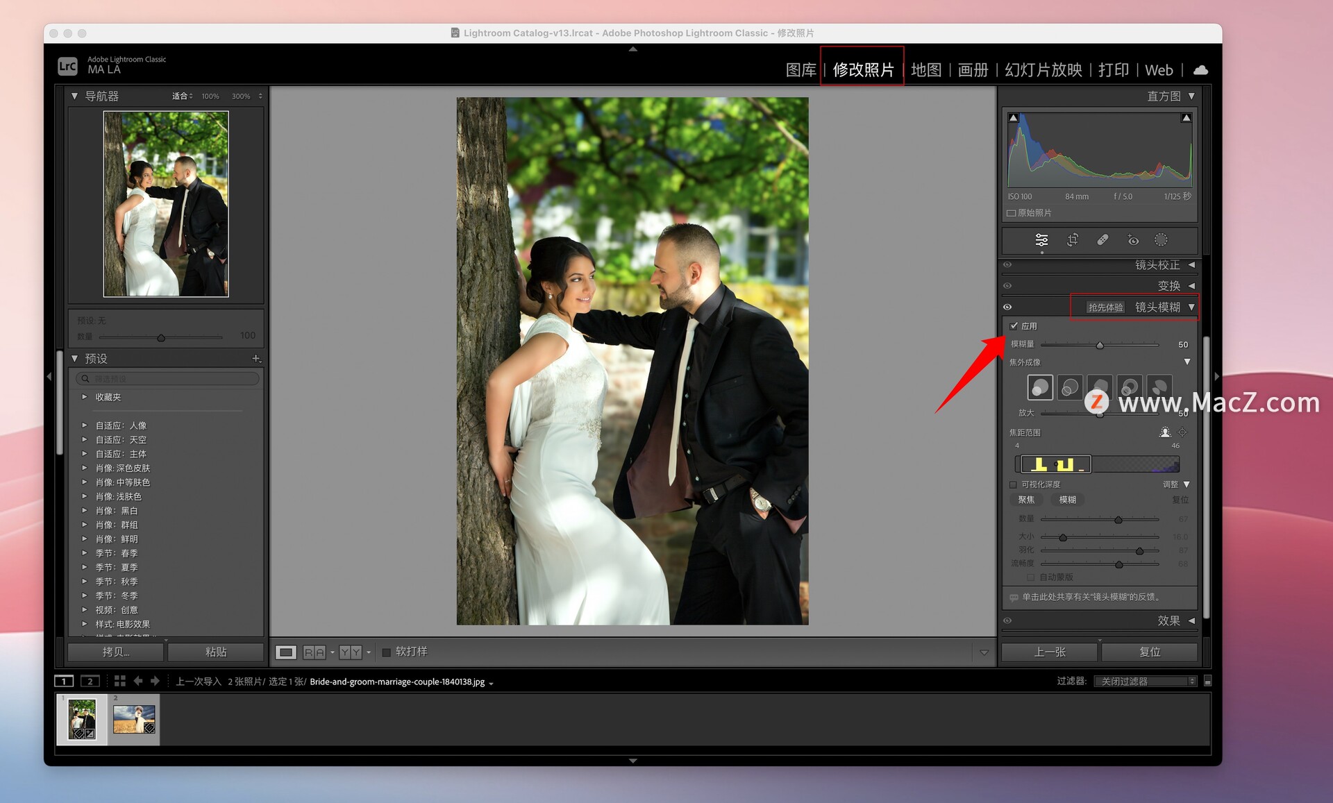mac版本Lightroom Classic 2024安装教程，智能AI镜头模糊_2024lr-CSDN博客