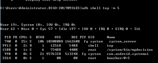 adb命令——adb shell top命令-CSDN博客
